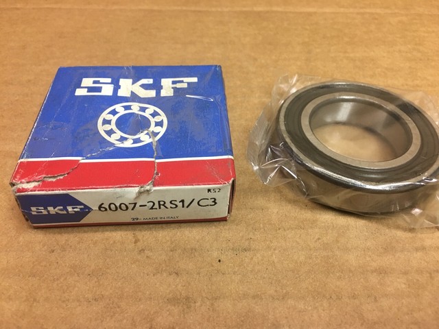 SKF 60072RS1C3 BEARING RUBBER SEALED 6007 2RS1 C3 STAINLESS STEEL ...