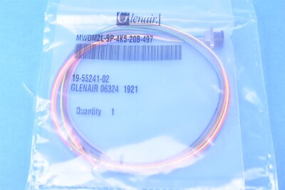 Glenair D-Sub Micro-D Connector Cable Assembly 9 Pin MWDM2L-9P-4K5-20B ...