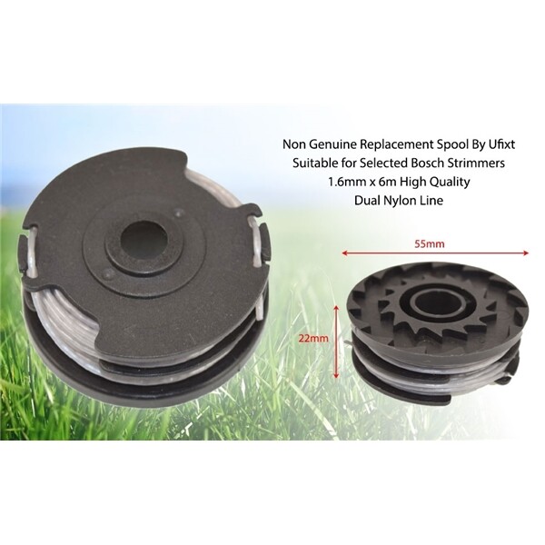 Bosch Strimmer Spool and Dual Line 6m x 1.6mm | eBay UK