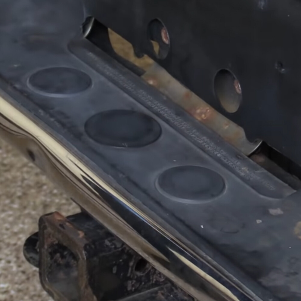 Ford Excursion Rear Bumper Genuine Ford OEM Rear Bumper Step Pad / Tow ...