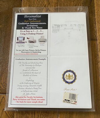 NEW! Penn State Note Card Paper 11200253 for DIY using a desktop ...