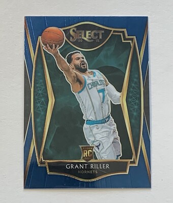 2020-21 Panini Select Grant Riller Premier Level RC #166 Charlotte ...