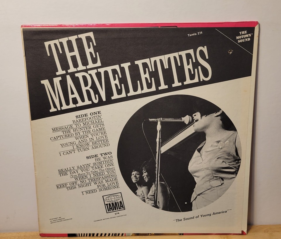 The Marvelettes Self Title 1967 Tamla Records Deep Groove Press Soul ...