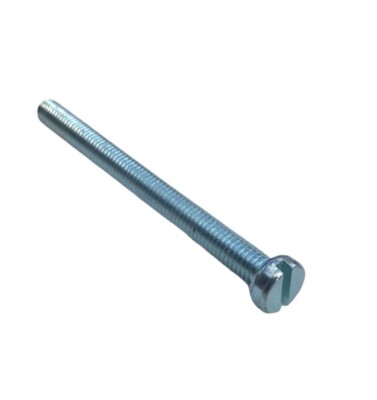 89 Stück DIN 84 M6x100 Zylinderkopfschraube mit Schlitz VG Stahl ...