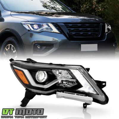 For 2017-2020 Nissan Pathfinder w/LED Low Beam+DRL Projector Headlight ...