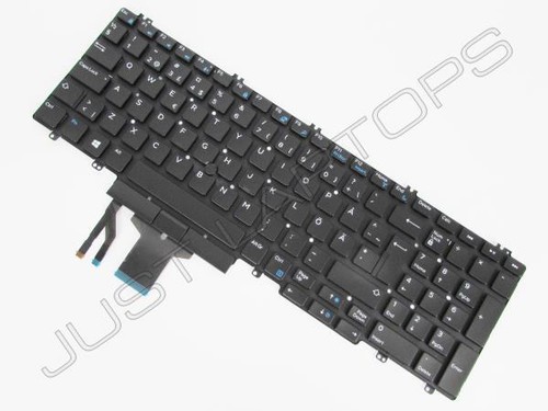 New Dell Precision 7530 7540 7730 7740 Swedish Finnish Keyboard 0VT4KT ...