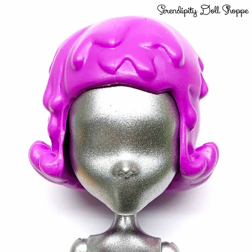MONSTER HIGH CAM CREATE A MONSTER MAKER DOLL SOLID PURPLE BLOB OOZE WIG ...