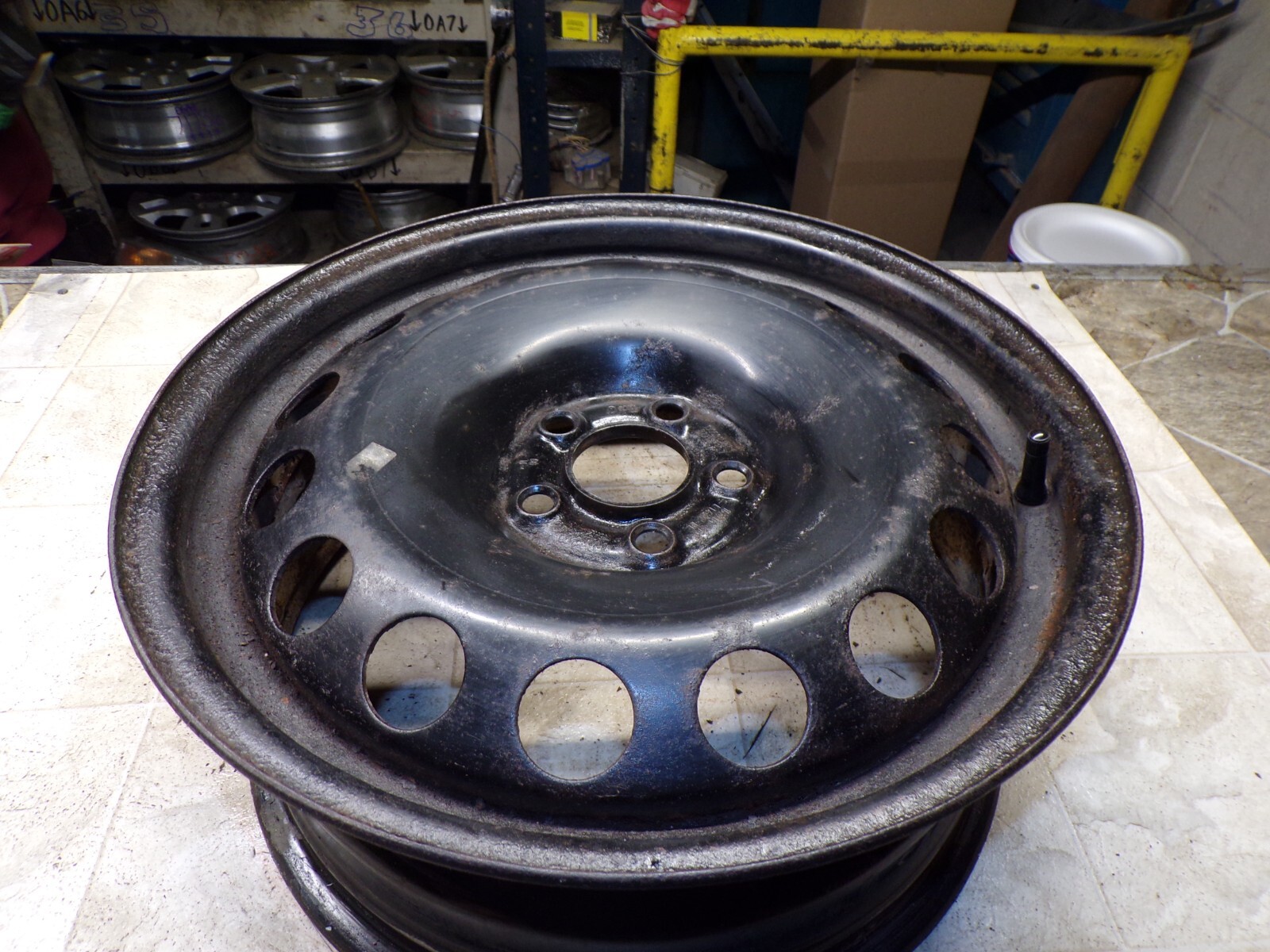 1998-2010 VOLKSWAGEN BEETLE (TYPE 1) WHEEL RIM STOCK STEEL 16x6-1/2 5 ...