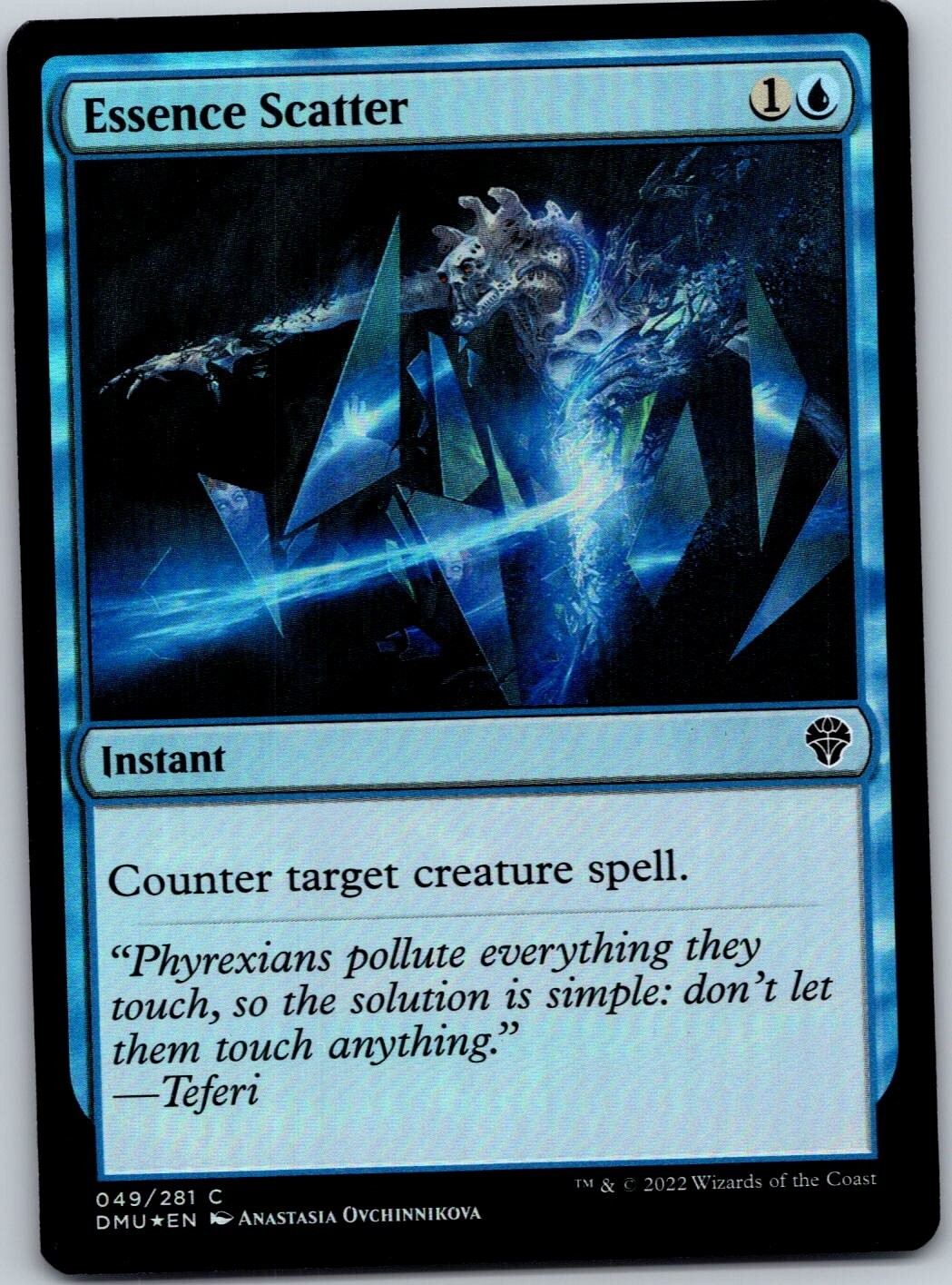 Magic the Gathering Essence Scatter Dominaria United Foil MTG Free ...