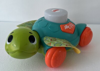 Fisher Price Linkimals Sit-to-Crawl Sea Turtle Interactive Toy Light Up ...