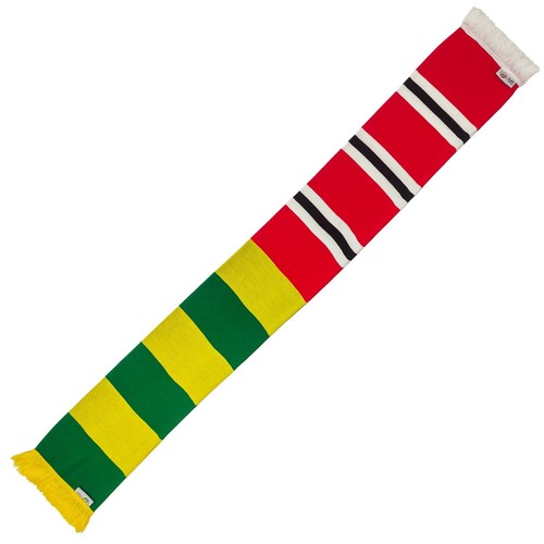 Fan Originals Football Bar Scarf United Colours Red White Black Green ...