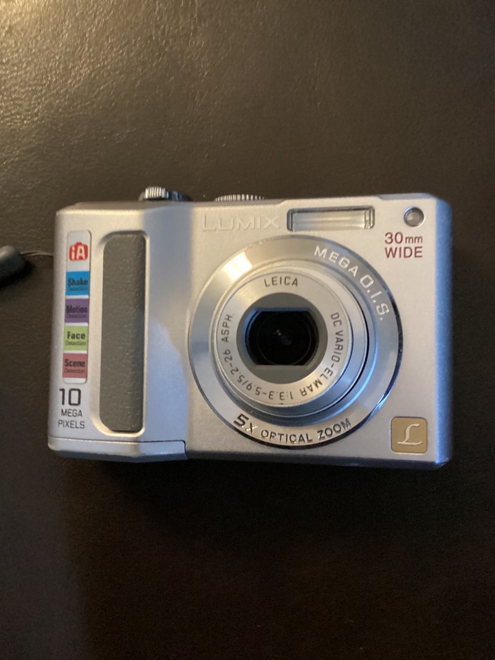 Panasonic LUMIX DMC LZ10 SILVER 10MP DIGITAL Camera LEICA LENS ...