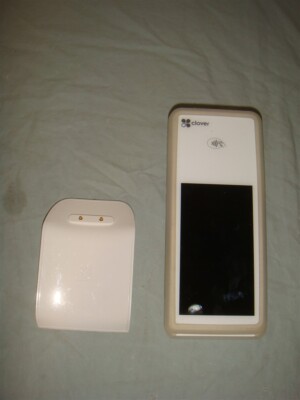 CLOVER FLEX C403 CREDIT CARD PROCESSOR WITH K400 CHARGING CRADLE -READ ...