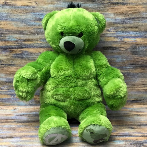Build A Bear 2015 The Incredible Hulk Stuffed Animal 17" Marvel ...