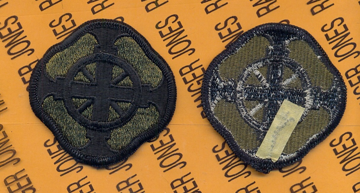 US Army 428th FA Field Artillery Brigade OD Green & Black uniform patch ...