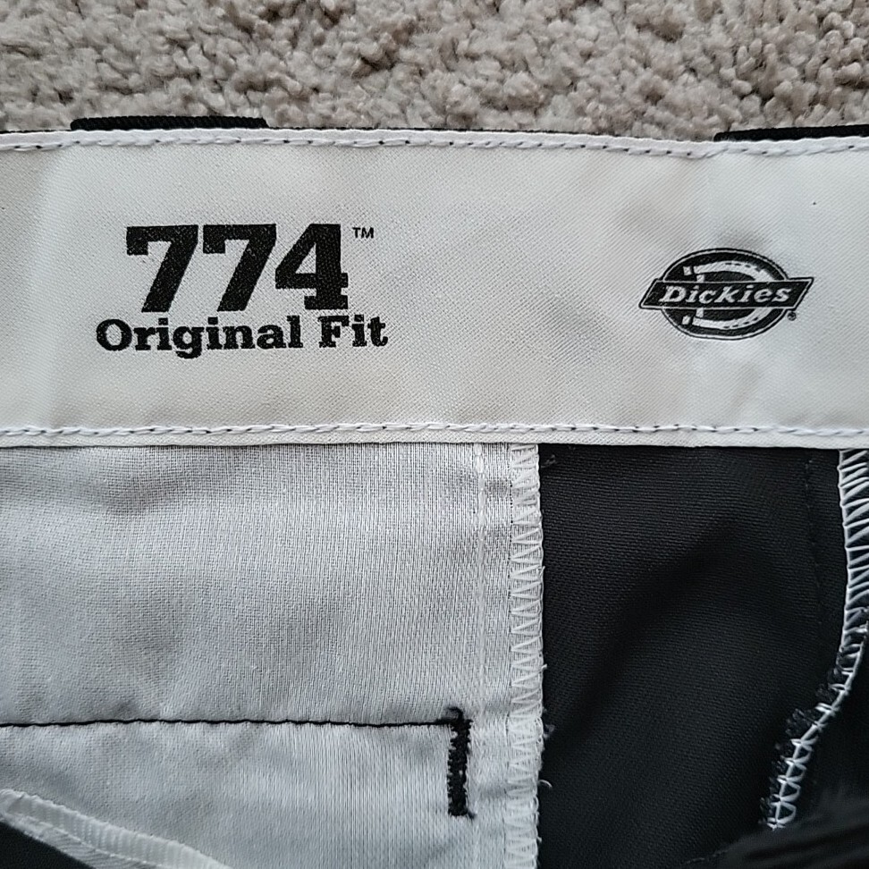 NWT Dickies 774 Pants Womens 8R Black Original Fit Work Comfort Stretch Straight | eBay