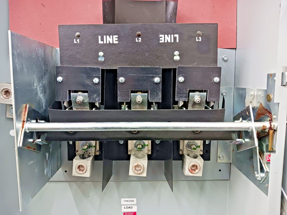 GE 400 AMP NON-FUSIBLE SAFETY SWITCH DISCONNECT 600 VAC / 250 VDC 3 ...