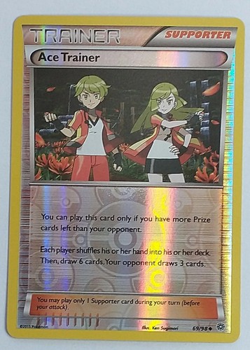 Ace Trainer Reverse Holo 69/98 Pokemon Ancient Origins XY | eBay
