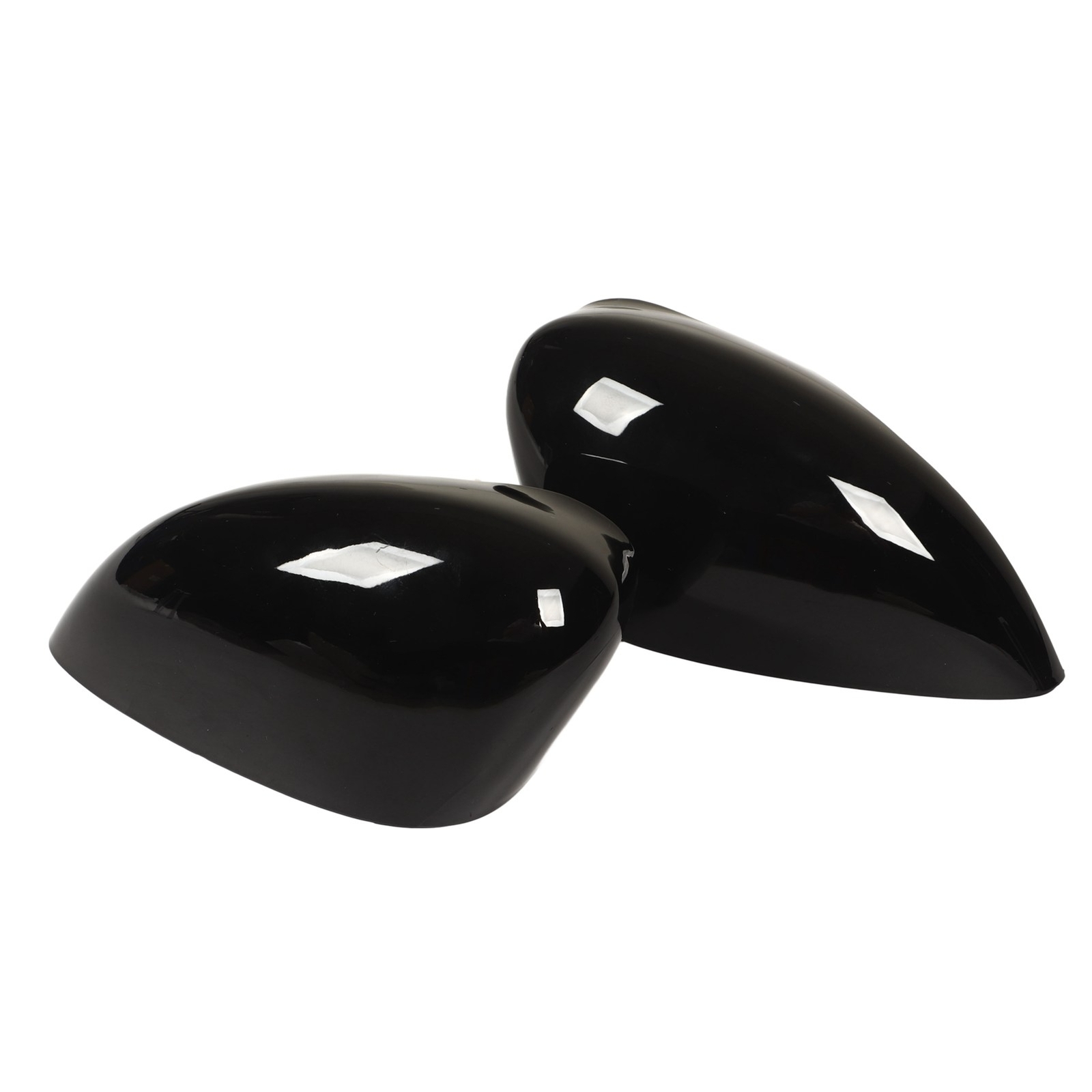 XXL Door Side Mirror Caps Gloss Black Rear View Side Mirror Housing ...