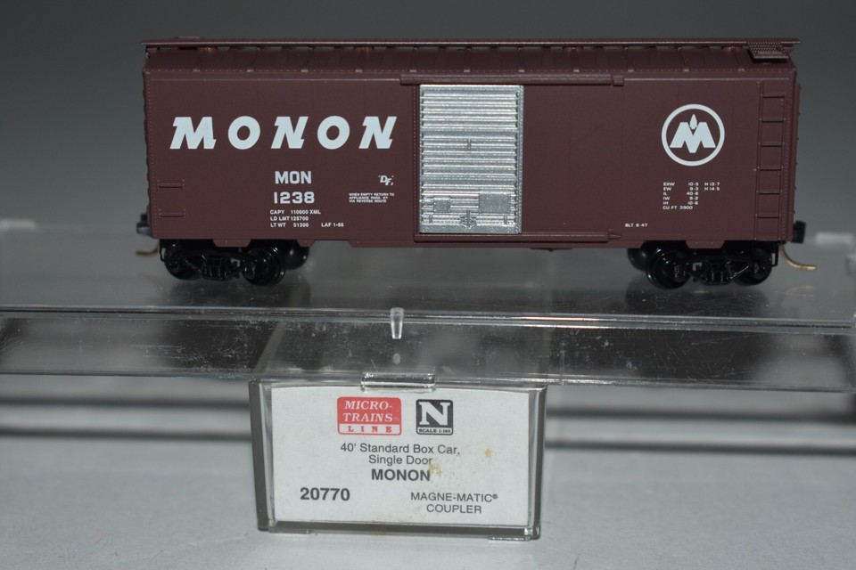 N Scale MTL 20770 Monon 40' Single Door Boxcar 1238 C48065 | eBay