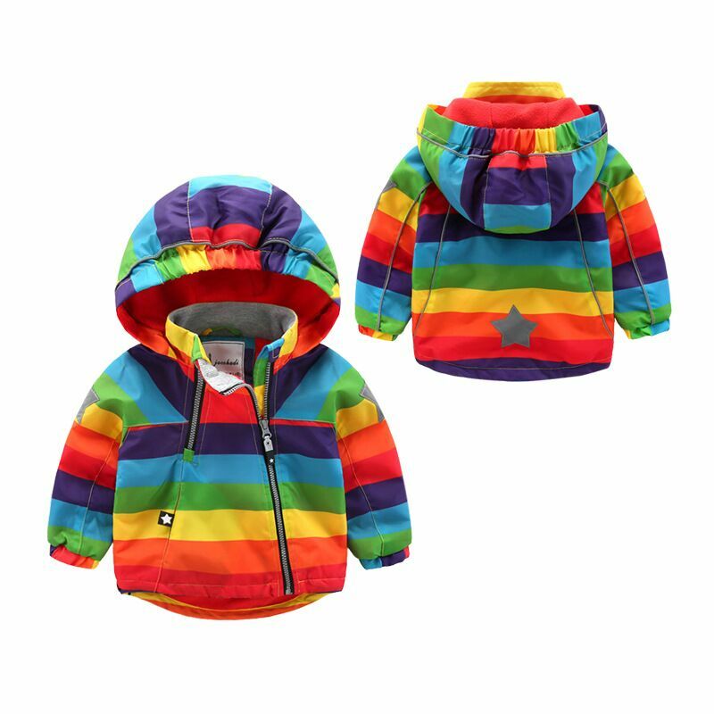 Toddler Baby Girls Boy Windbreaker Coat Baby Kids Hooded Outwear Jacket ...