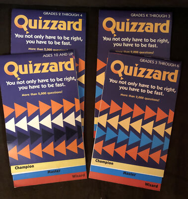 REPLACEMENT Quizzard Game Books Early Learning Edition Spelling Math ...