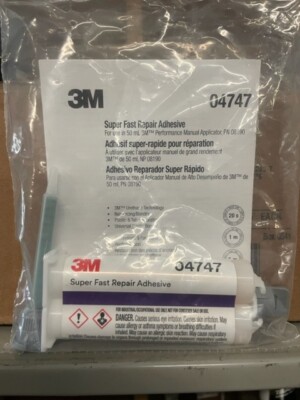 3M 4747 Super Fast Repair Adhesive 2 Part 04747 50mL | eBay