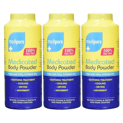 Medipure Medicated Body Powder 200gm - Pack of 3 | eBay UK