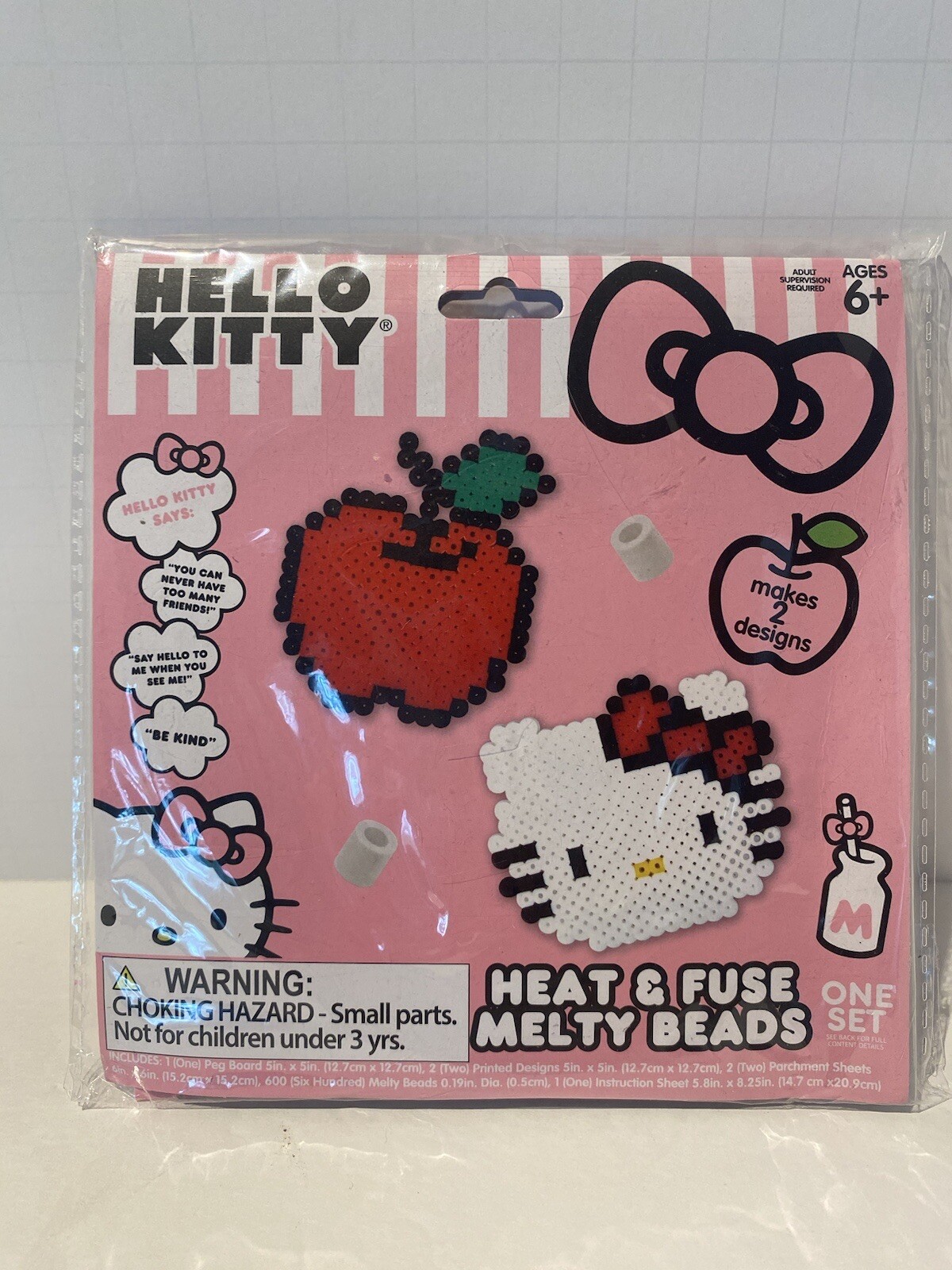Sanrio Hello Kitty Heat Fuse Melty Bead Kit 2 Designs - Hello Kitty ...