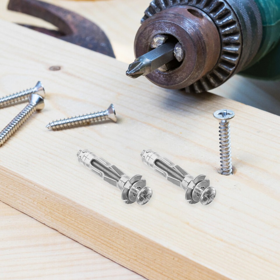 30PCS Hollow Wall Anchors Expansion Nut Jack Fixing Nuts Drywall Hollow ...