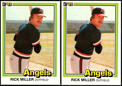 Donruss Rick Miller California Angels (2) Card Lot - Almost Gone – Get ...
