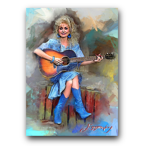 Dolly Parton #27 Art Card Limited 18/50 Edward Vela Signed (Celebrities ...