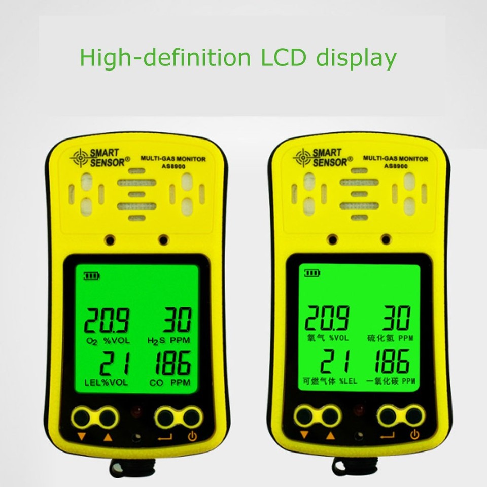 Handheld Digital Gas Concentration Detector Alarm Sensor | eBay