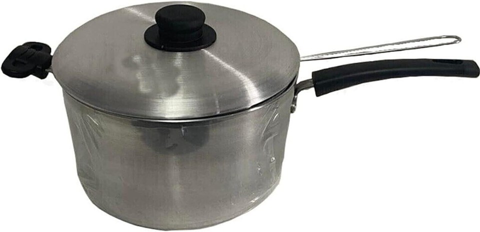 Large 24cm Aluminium Chip Pan Potato Fryer Dish Wire Basket Deep Fry ...