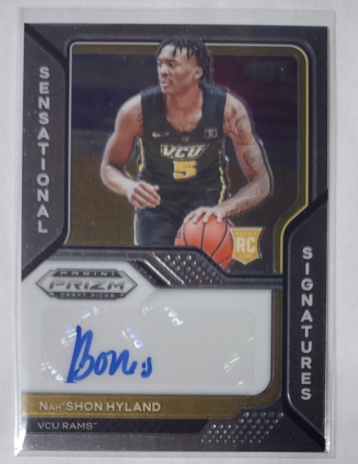 Bones Hyland 2022 Prizm Draft Picks Sensational Signature | eBay