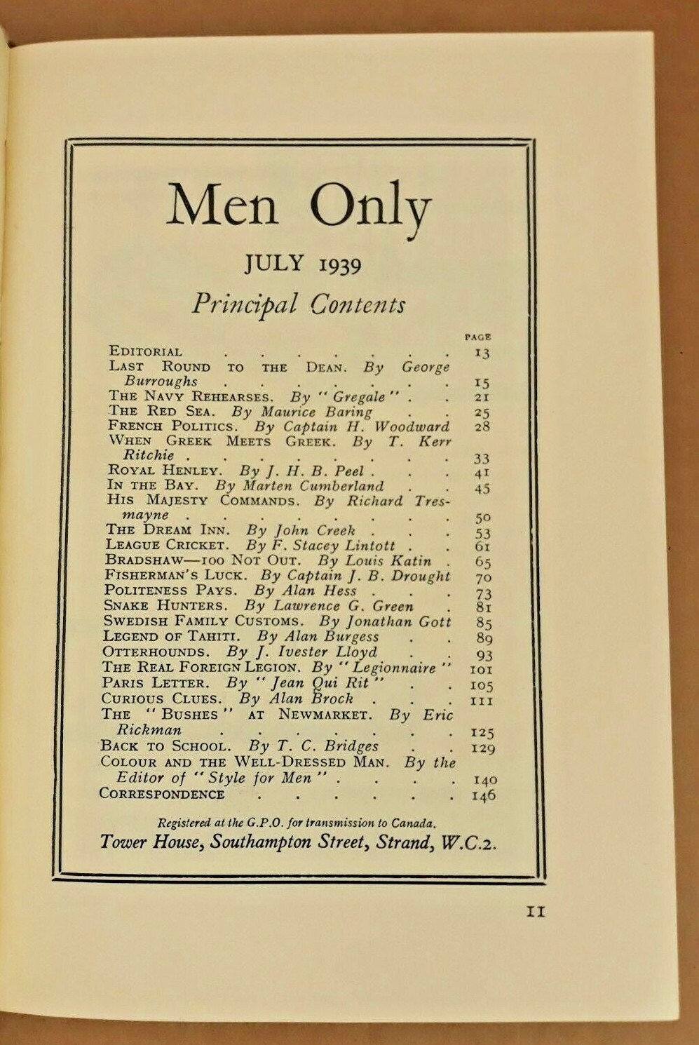 MenOnly magazine - July 1939 - Vol.11, No. 44 | eBay UK