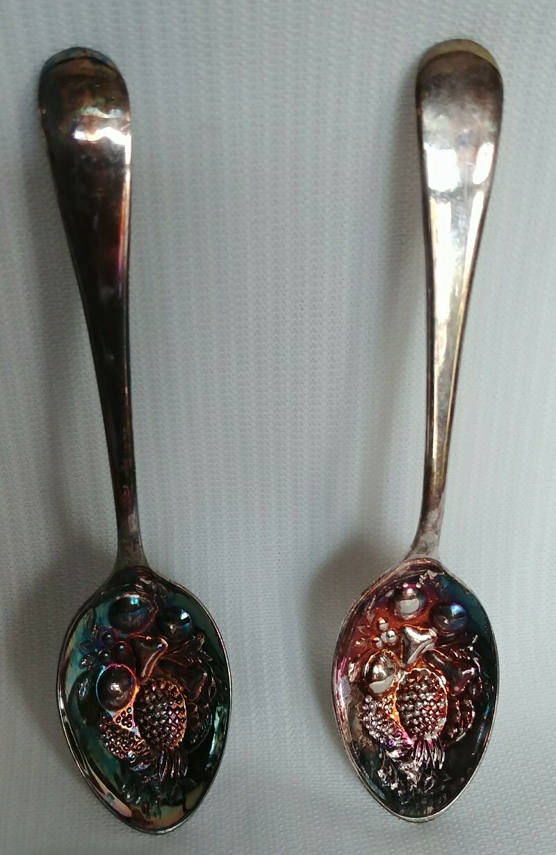 Vintage VINERS of Sheffield England Silver Plated 6 Spoon & Server ...