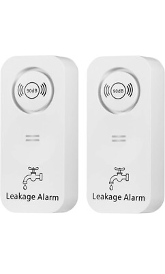 Wireless Water Detectors Battery Operated Leak Alert Water Leak Alarm ...