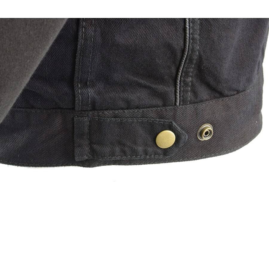 MILWAUKEE LEATHER MEN'S BLACK COTTON DENIM 5-IN-1 CLUB STYLE JACKET ...