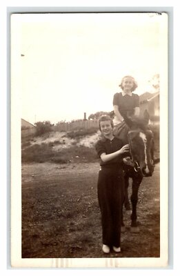 Vintage Photo Beautiful Young Woman Girl On Horse Australia 1930's R117 ...
