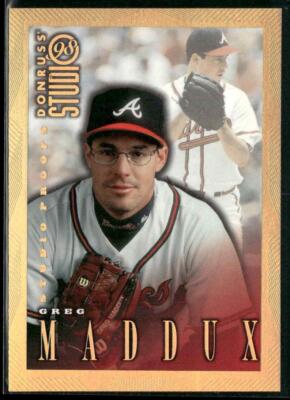 1998 Studio #199 Greg Maddux Studio Proofs Gold #/300 | eBay