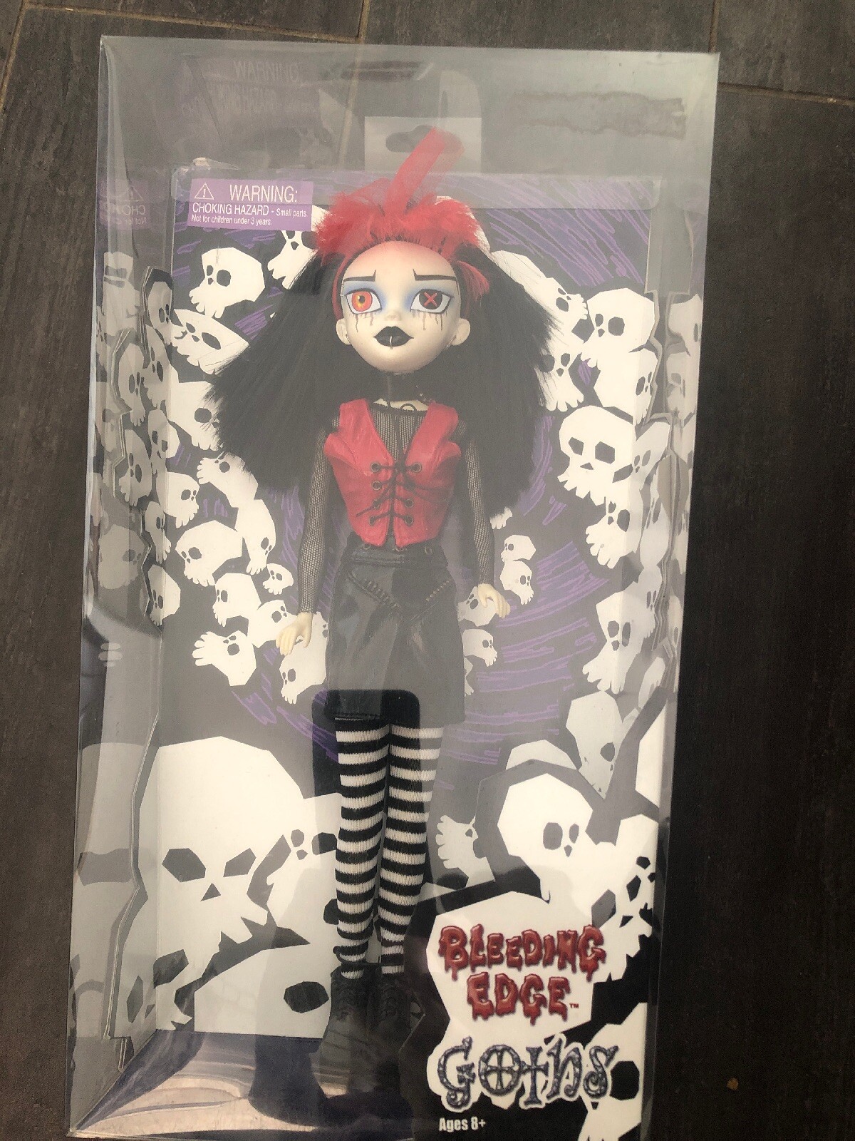 Very Rare Bleeding Edge Goth Doll Malice Red Fringe | eBay