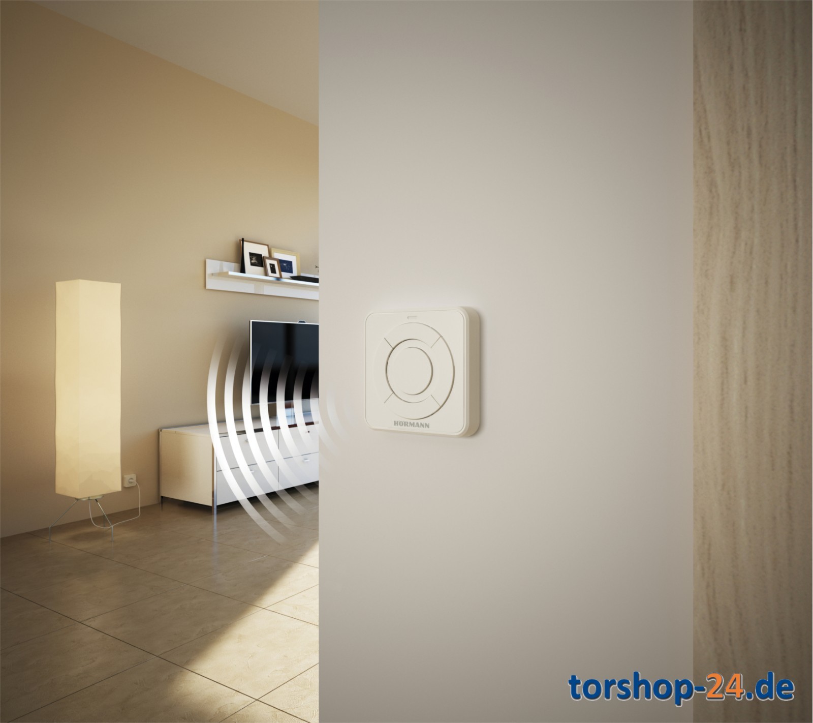 Hormann Garador Wireless Push Button FIT 5 BS 868MHz Garage Door Opener ...