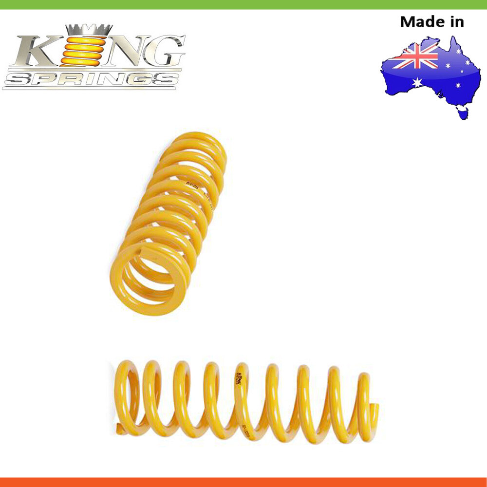 2 King Springs LOWERED COIL SPRING For HOLDEN COMMODORE VU, VY, VZ 8CYL ...