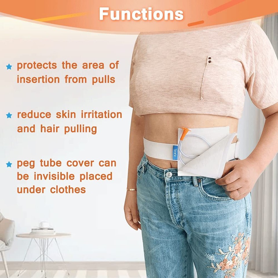 G Tube Holder Belt Feeding Tubes Accessories G Tube Covers Peg Tube ...