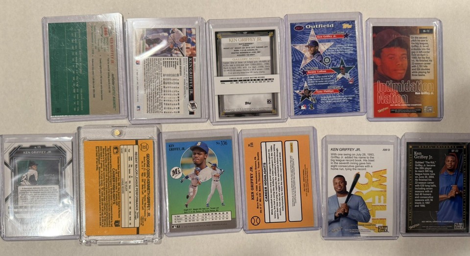 Ken Griffey Jr Baseball Card Lot Of 20 Cards | eBay UK