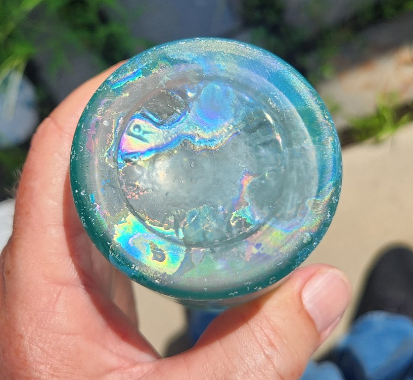 Two Antique Blob Squat Soda Bottle "Karl Hutter / New York" Dug in New ...
