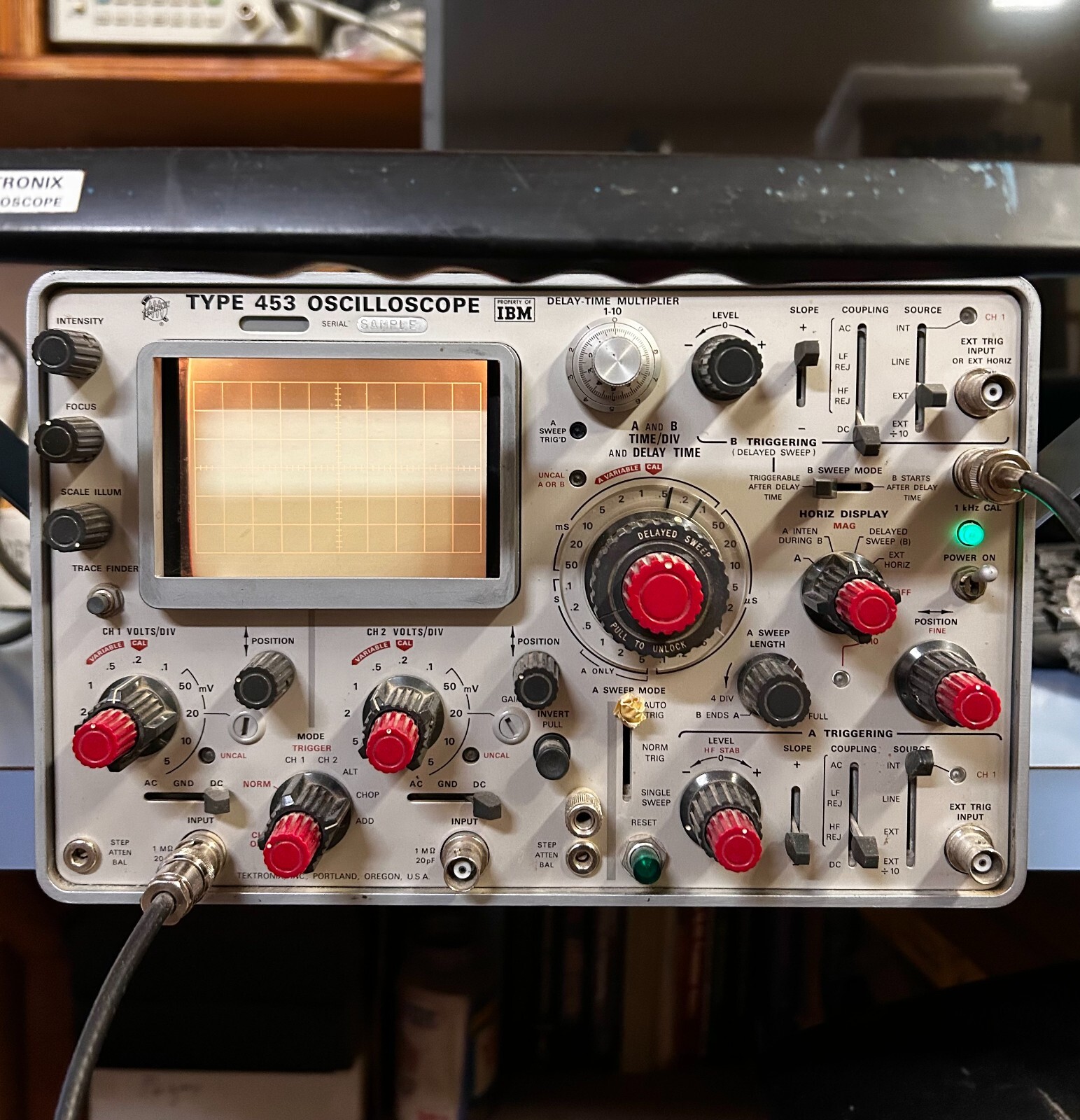 Tektronix Type 453 Oscilloscope w/ 2 Channels | eBay