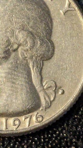 Rare! US 1776-1976 D Bicentennial Quarter Error Coin Filled D Mint Mark ...