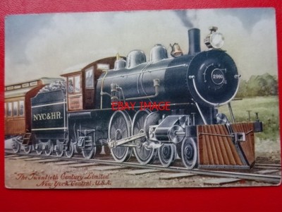 POSTCARD NEW YORK CENTRAL RAILWAY THE THE TWENTIETH CENTURY LTD | eBay